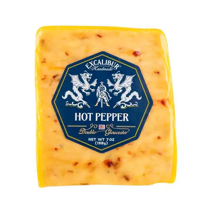 Excalibur Hot Pepper Double Gloucester Cheese, 7 oz – The Table Gourmet
