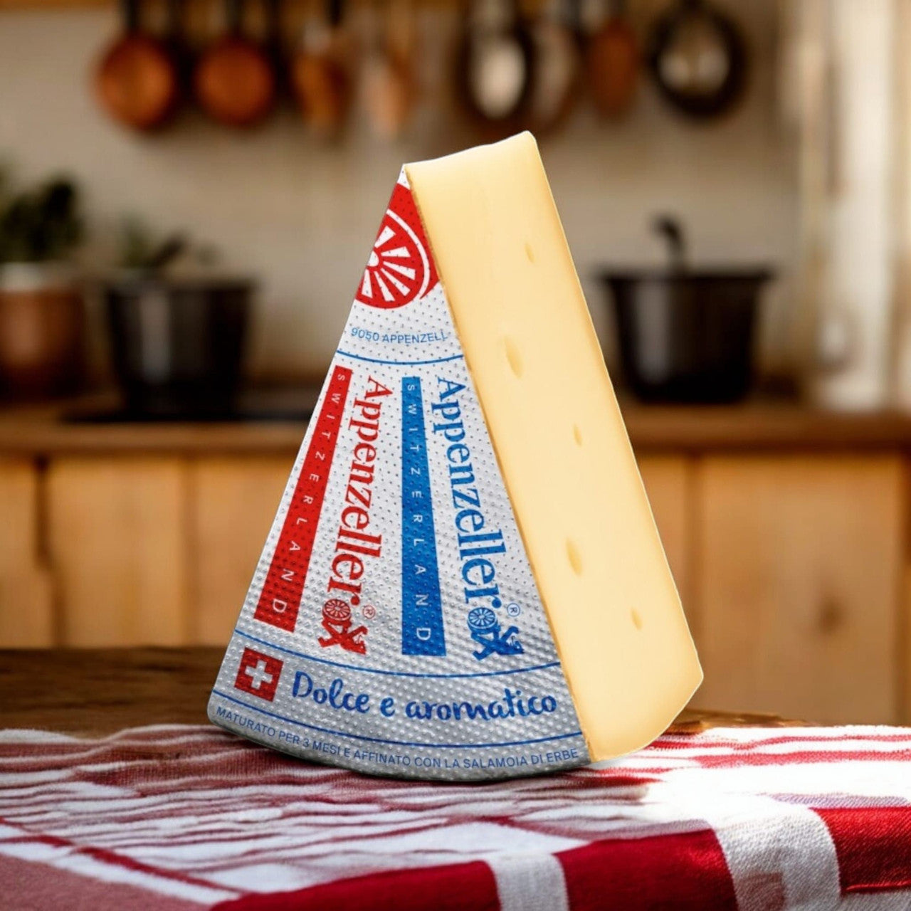 Emmi Appenzeller Swiss Cheese Wheel, 14 lb – The Table Gourmet