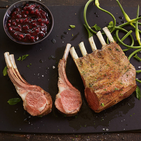 GRASS FED RACK OF LAMB - 8 Bone Rack – The Table Gourmet