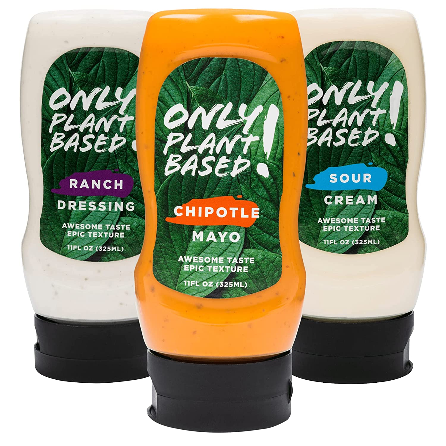 Only Plant Based Vegan Pantry Staple Variety Pack - Chipotle, Ranch ...
